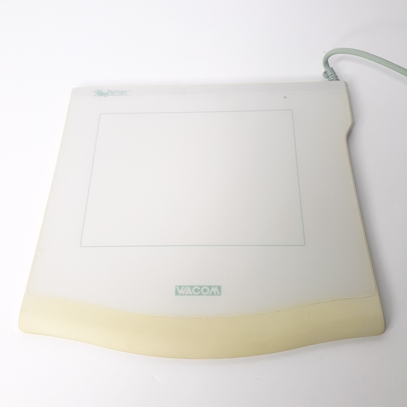 Wacom | Other | Vintage Wacom Pen Partner Graphics Tablet Ct405r Digital Drawing Windows Not ...